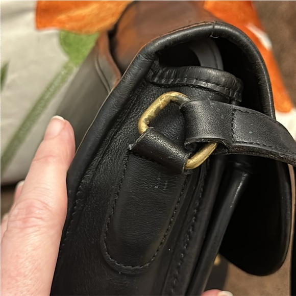 Coach | Bags | Vintage Coach Prairie Leather Brass Turnlock Hangtag ...